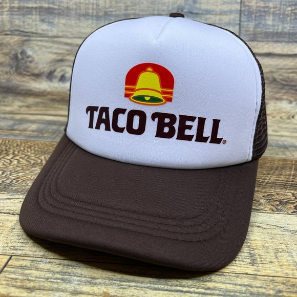 RetroRoots | Accessories | Taco Bell Mens Trucker Hat Brown Snapback ...